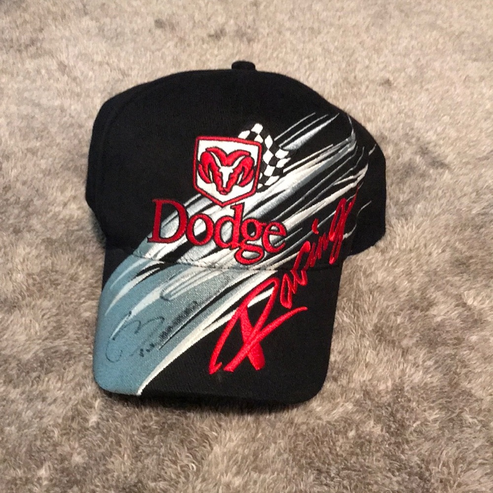 Dodge Racing Nascar Autographed Hat - Gem